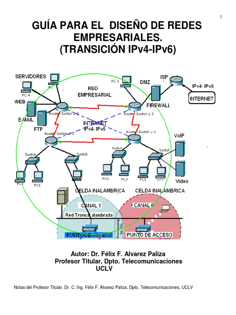 Guia para El Diseno de Redes Empresarial PDF | PDF | Cortafuegos (informática) | Enrutador ...