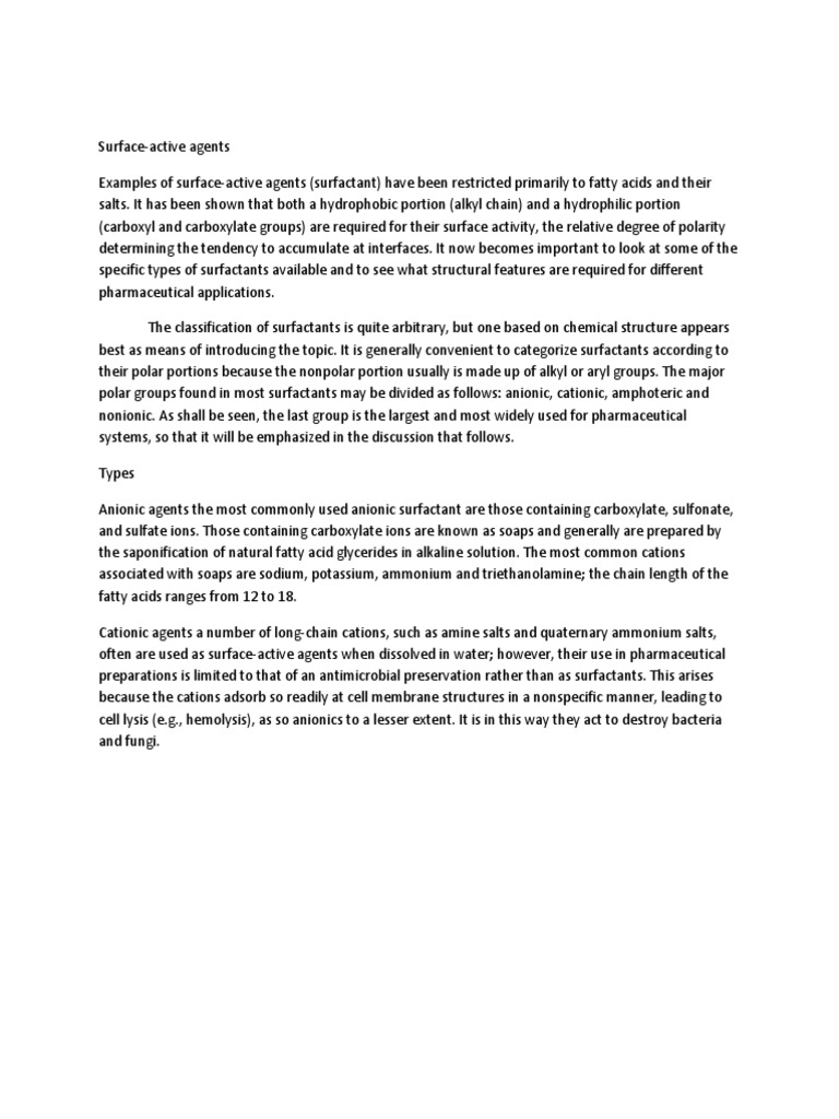Surfactant Pdf