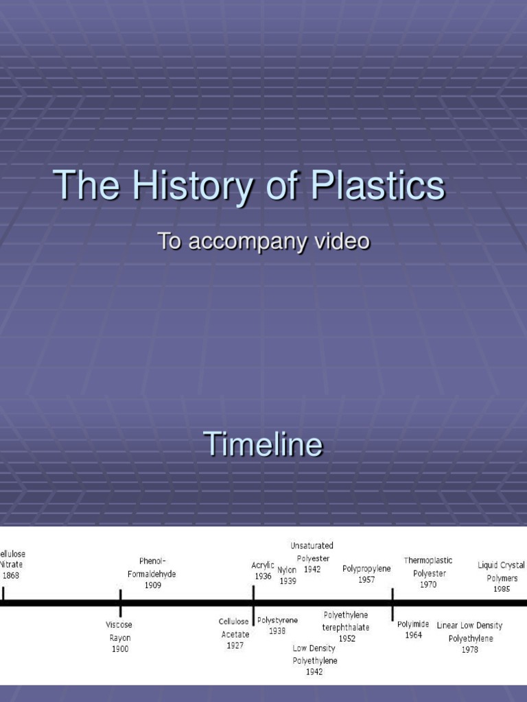 The History of Plastics | PDF | Plastic | Polymer Chemistry