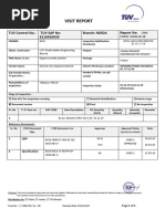 Technical Visit Report Template | PDF | Flow Measurement | Computing