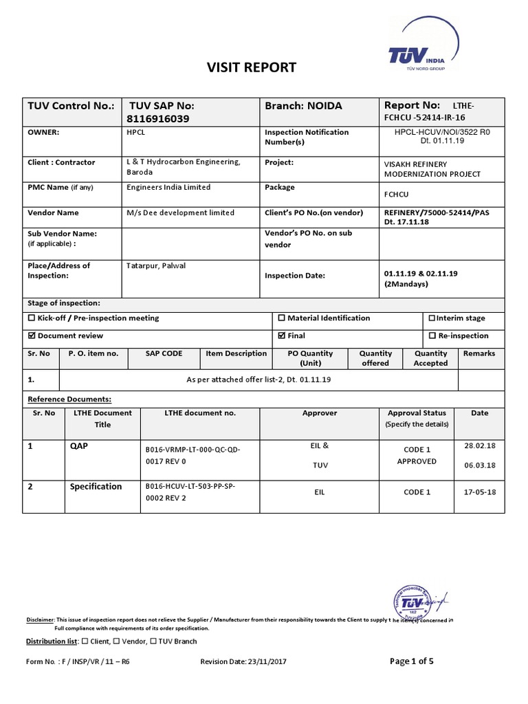 LTHE | PDF | Specification (Technical Standard) | Engineering