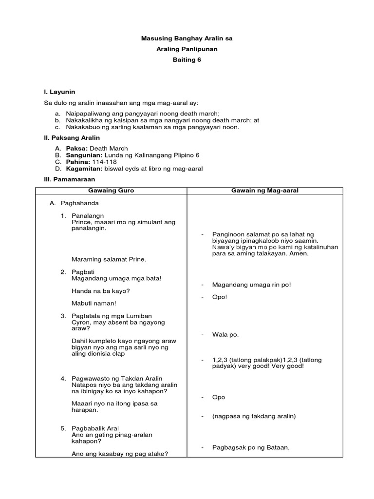 AP Lesson Plan | PDF