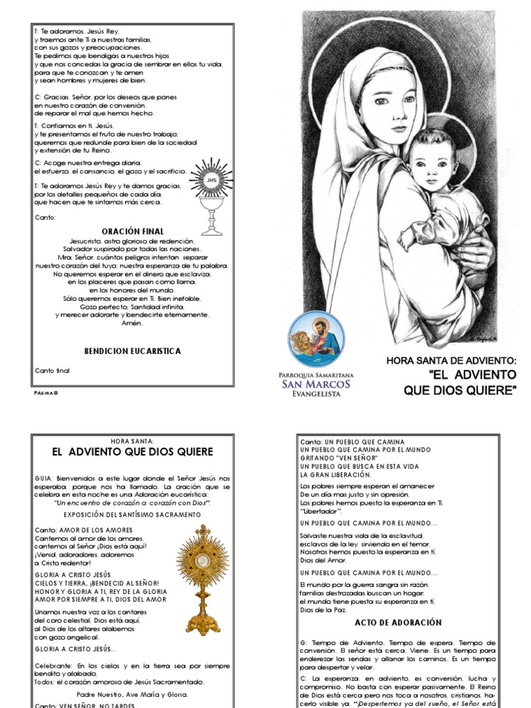 Hora Santa de Adviento | PDF | eucaristía | orador del Señor