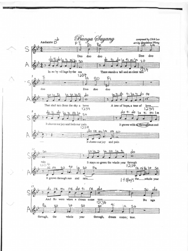 Bunga Sayang - Dick Lee