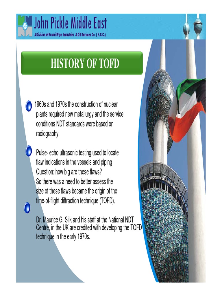 ToFD History | PDF | Nondestructive Testing | Ultrasound
