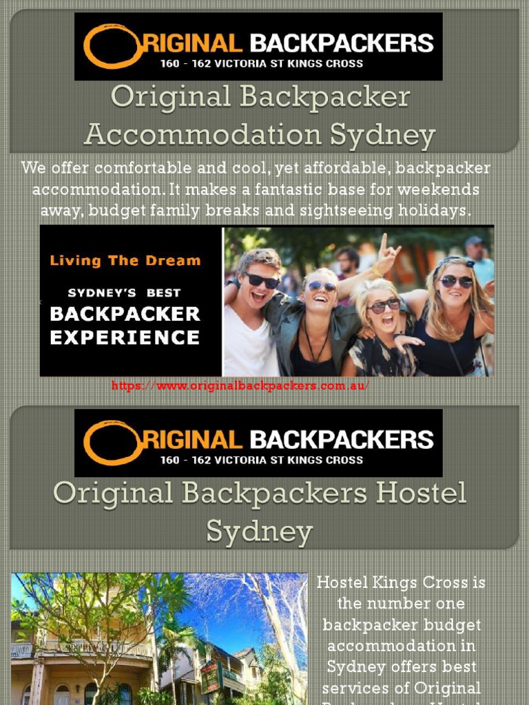Original Backpacker Accommodation Sydney | PDF