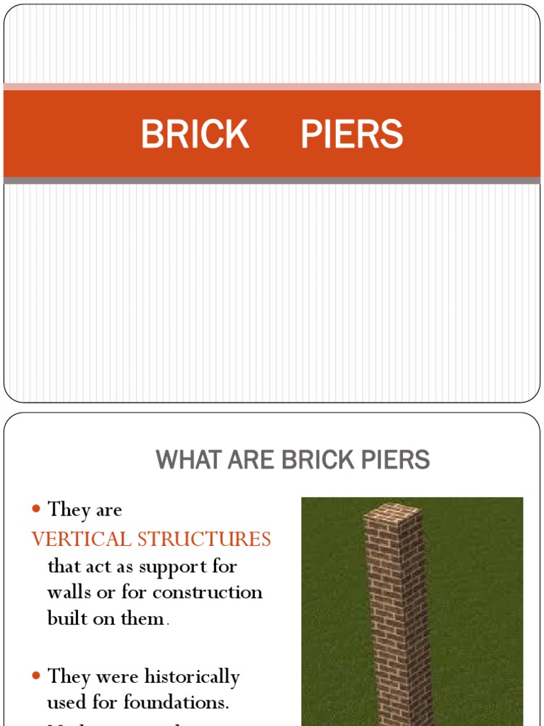 Brick Piers | PDF | Art