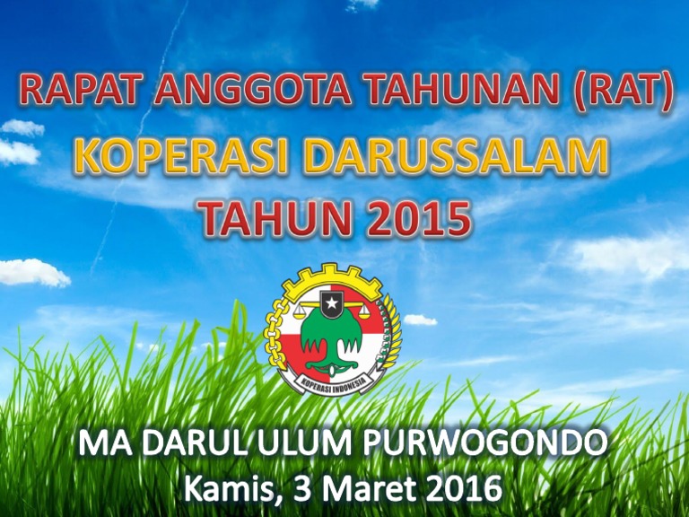 Background Koperasi | PDF