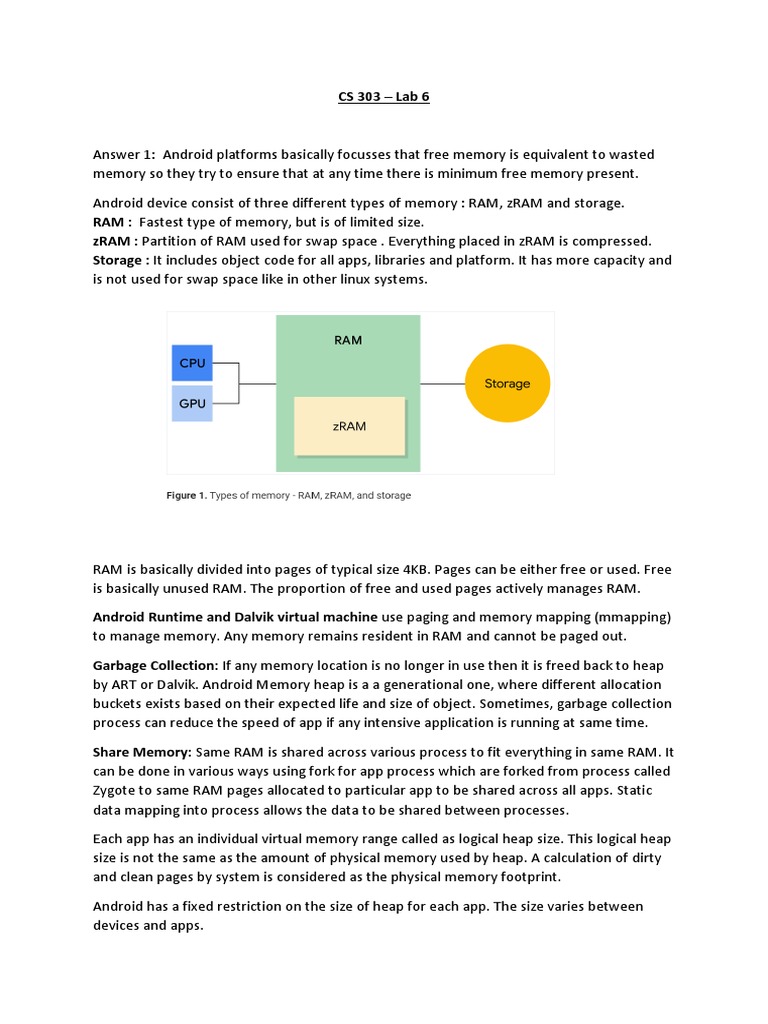 Lab Solutions For Memory Management | PDF | Random Access Memory ...