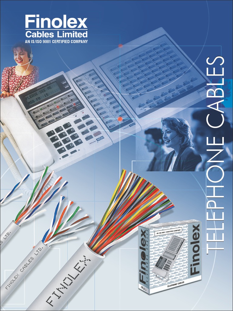 Telephone-Cables FINOLEX PDF | PDF | Electrical Wiring | Electricity
