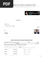 Sample Trust Distribution Minutes | PDF | Beneficiary (Trust) | Trust Law