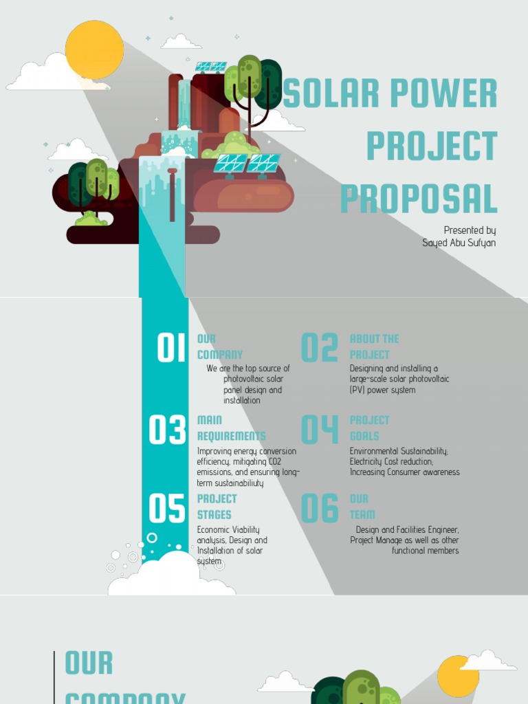 Solar Power Project Proposal Overview | PDF | Solar Power | Photovoltaics