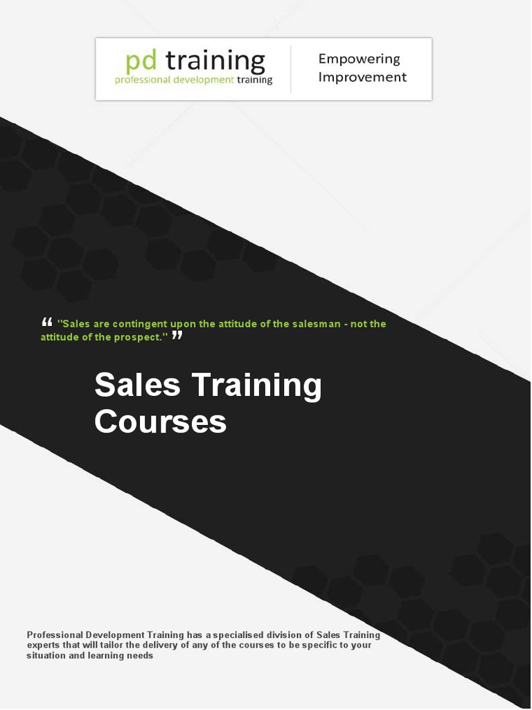 Sales Trainingmodule | Download Free PDF | Sales | Body Language