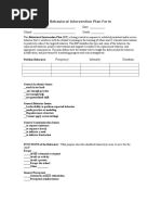 Form D. Summary of Mfat Results: Multi-Factored Assessment Tool (Mfat ...