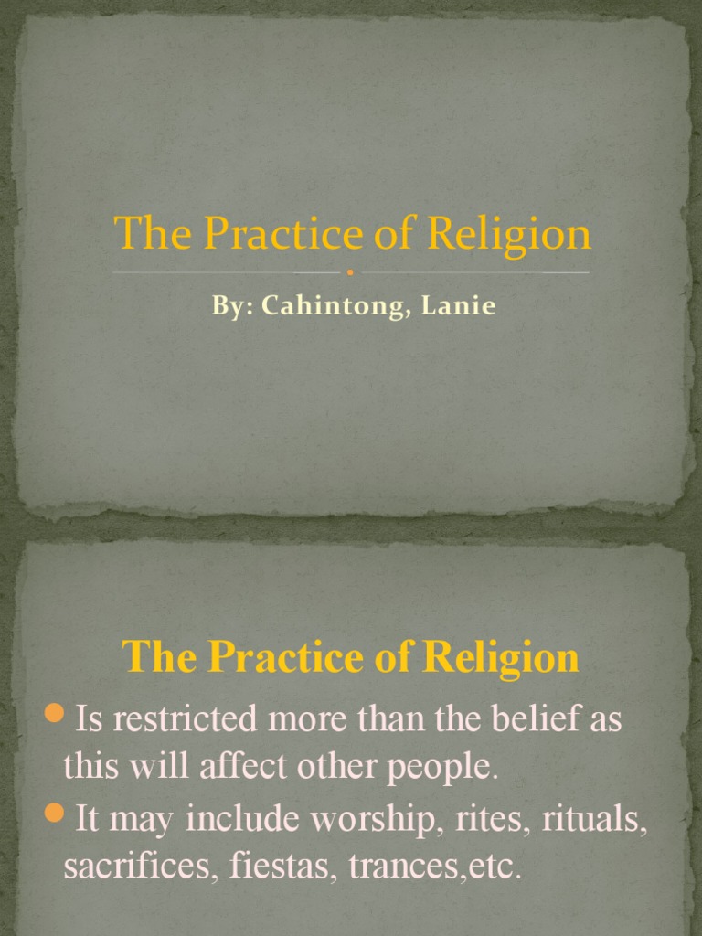 The Practice of Religion | PDF | Hyperlink | Php
