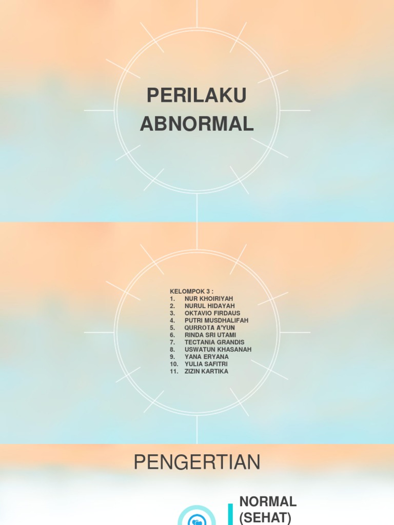 Perilaku Abnormal | PDF | Pengembangan Diri | Sains & Matematika