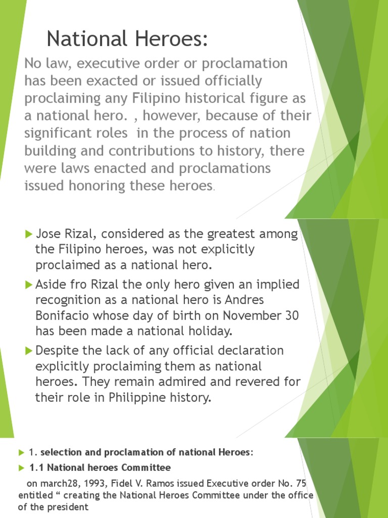Criteria for National Heroes in the Philippines | PDF | Philippines