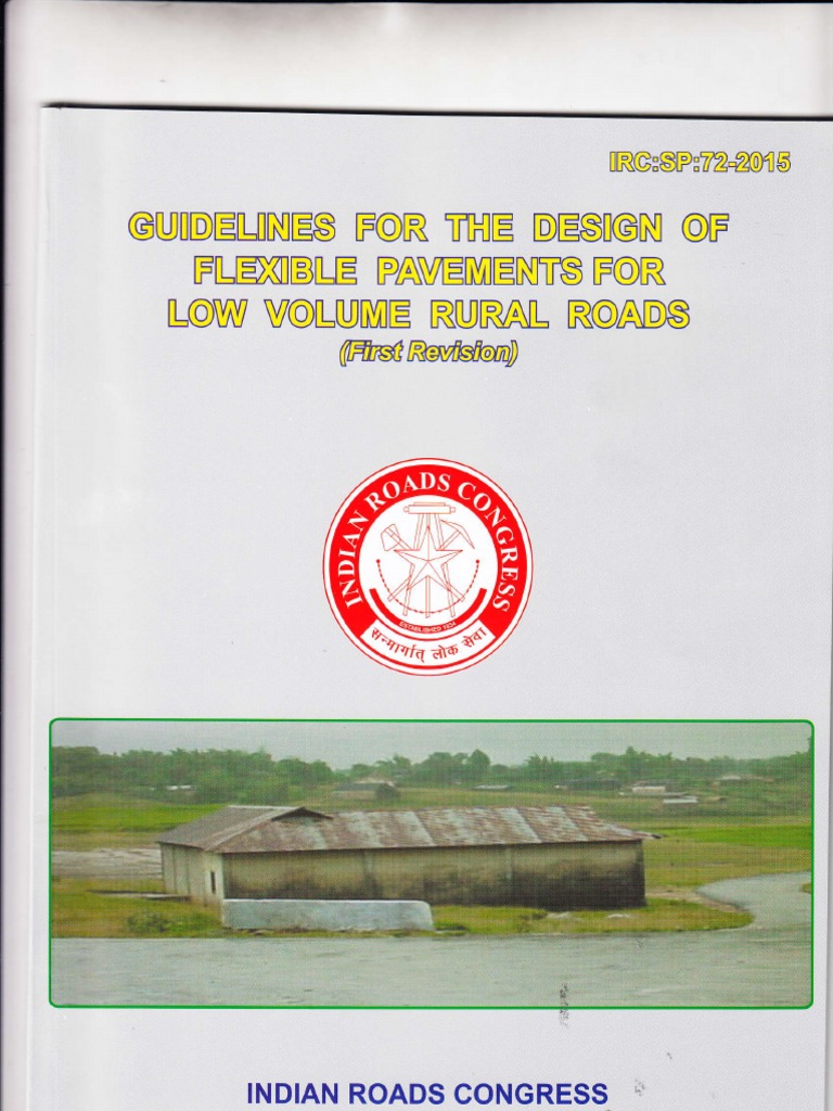 Irc SP 72 | PDF | Road | Road Surface