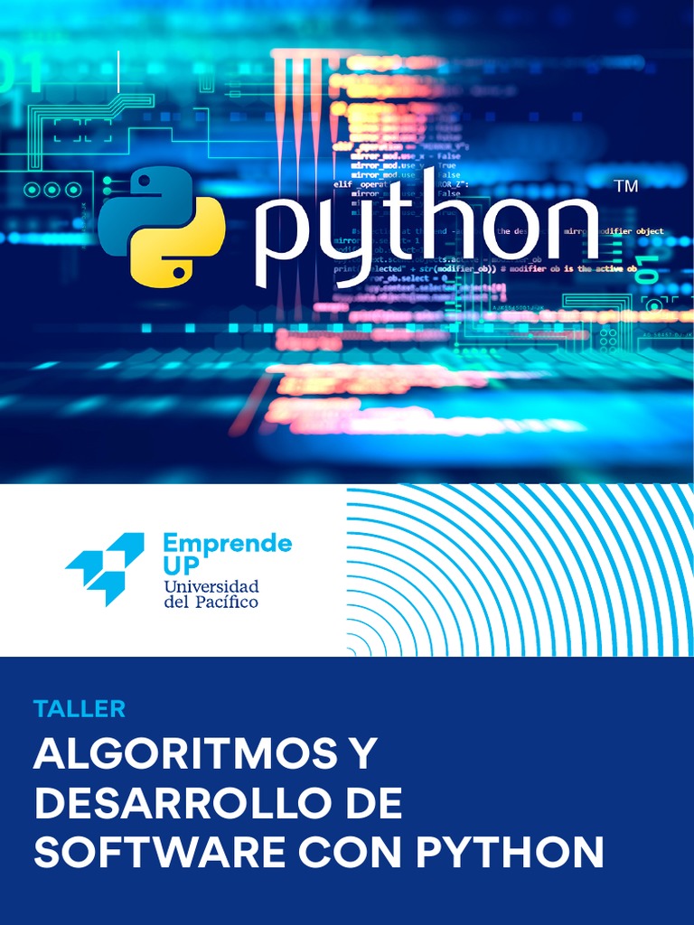 Algoritmos y Desarrollo de Software Python | PDF | Algoritmos ...