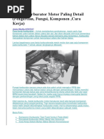 Daftar Ukuran Gigi Rasio Motor Standar Pabrik Lengkap - OTOSAE PDF | PDF