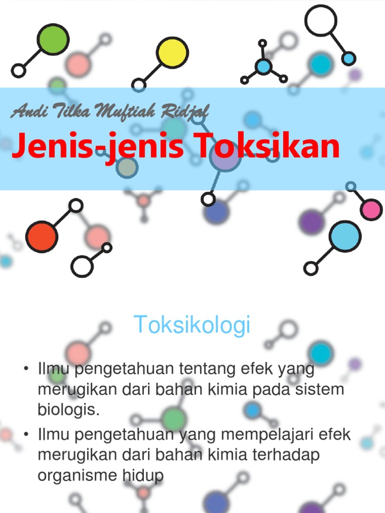 Jenis-Jenis Toksikan | PDF