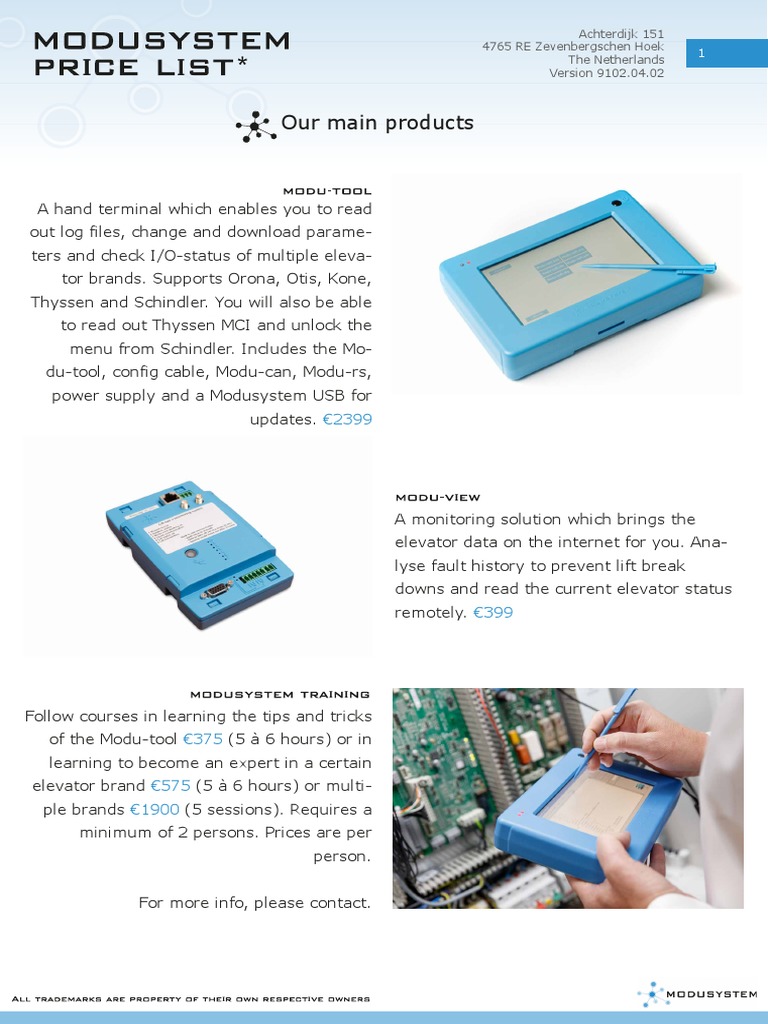 Elevator Tools and Pricing Overview | PDF | System Software ...