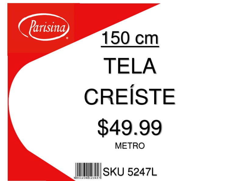 Disfraz de Telas Parisina | PDF