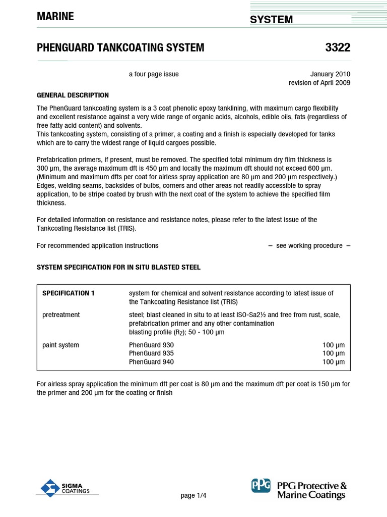 PPG System Sheet Promain 01-01-2019 | PDF | Heat Exchanger | Temperature