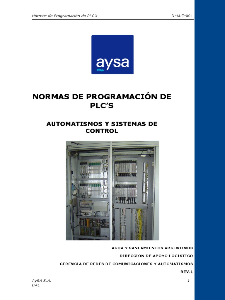 Normas de Programacion de PLC | PDF | Scada | Frecuencia de radio