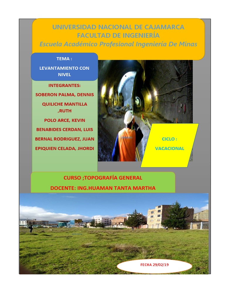 Nivelacion Topografia | PDF | Topografía | Ciencias fisicas