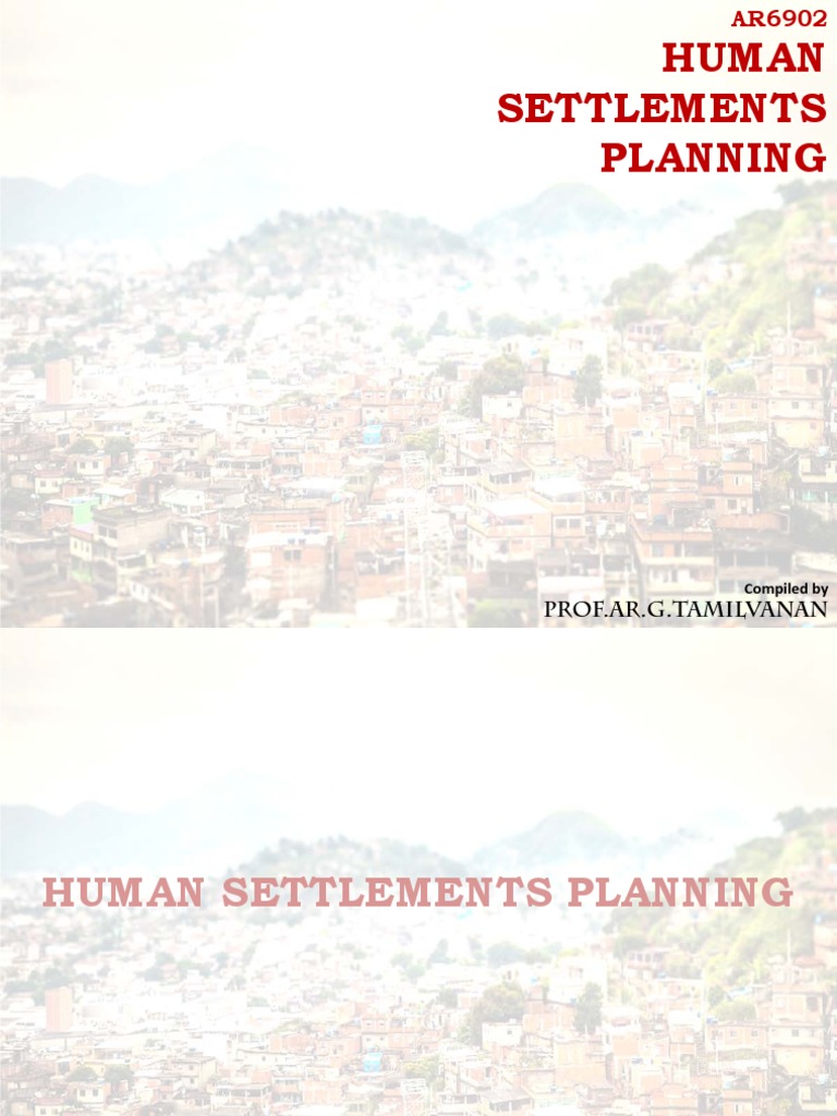 Human Settlements: Evolution and Types | PDF | Urban Area | Human