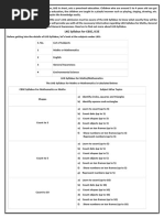 Playgroup Syllabus Overview | PDF