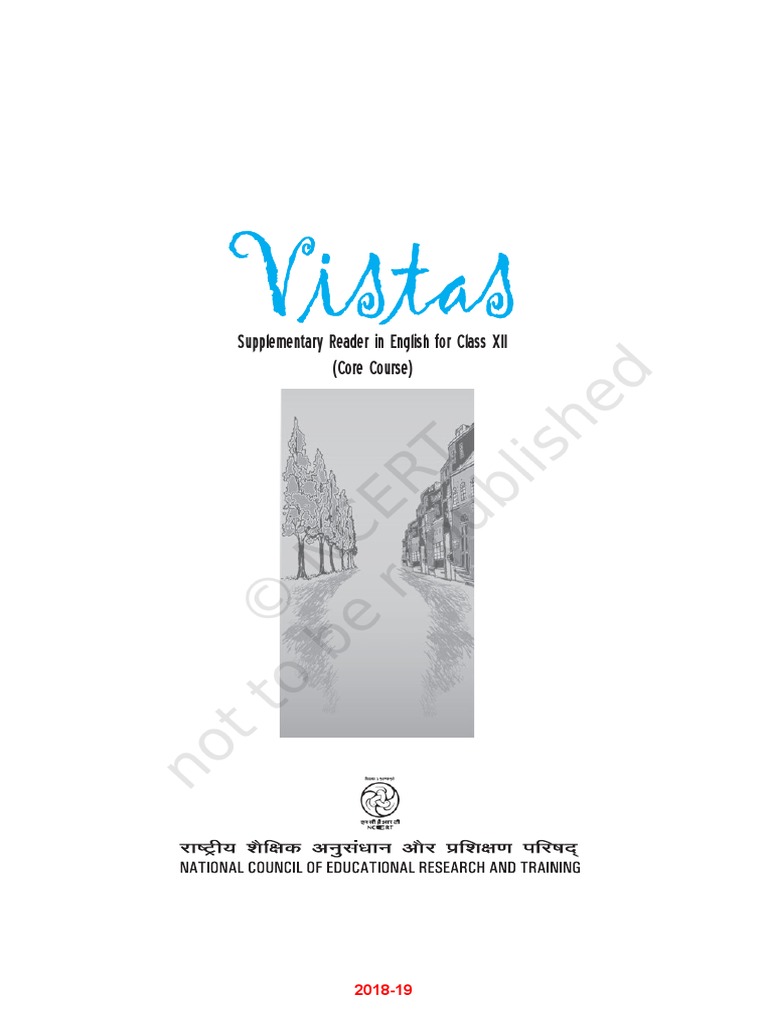 English - Vistas - Class 12 PDF | PDF