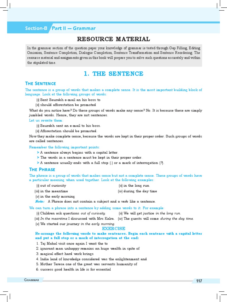Class 7 English Grammar Essentials | PDF | Grammatical Number ...