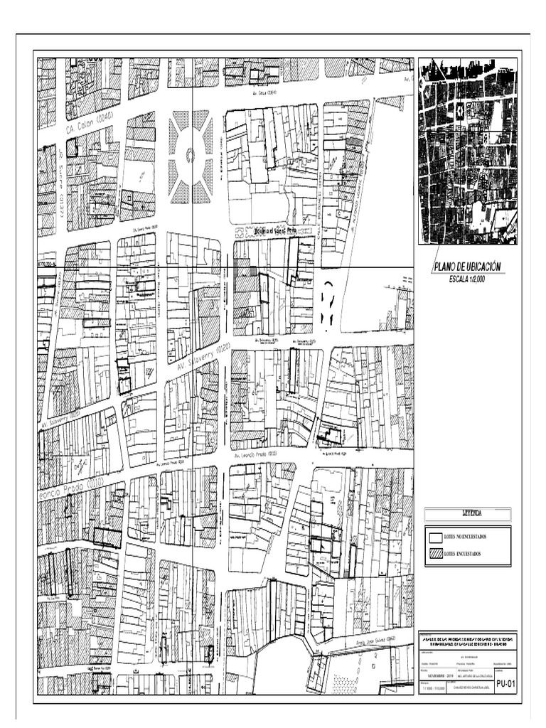 Plano Catastral Huacho | PDF