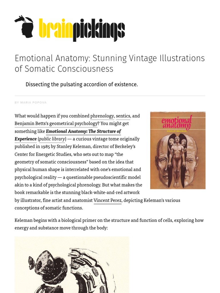 Emotional Anatomy: Stunning Vintage Illustrations of Somatic Consciousness - Brain Pickings ...