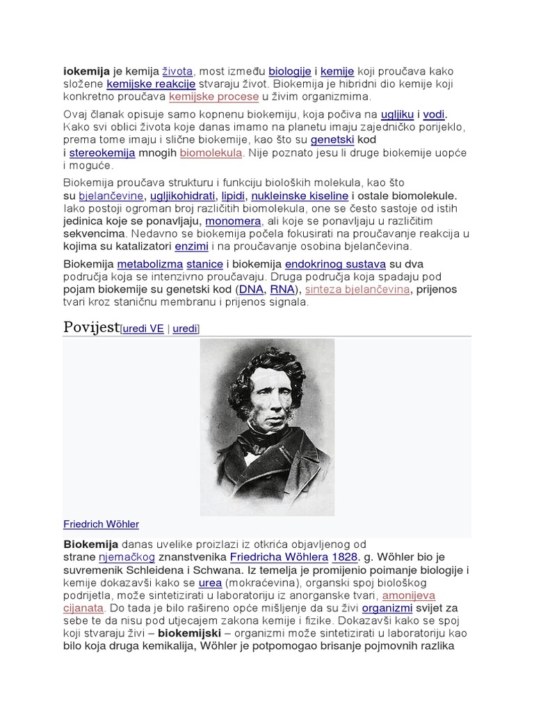 Biohemija | PDF