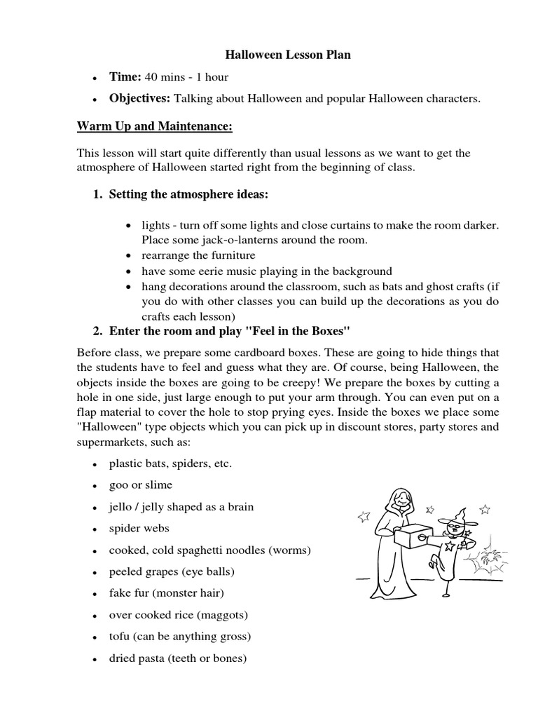 A Spooky Halloween Lesson: Creating an Atmosphere of Fear and Fun ...