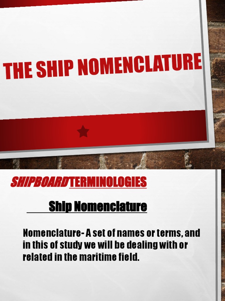 Ships Nomenclature | PDF | Mast (Sailing) | Ships