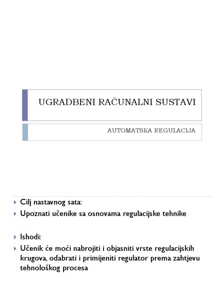 23 Regulacija 3 | PDF