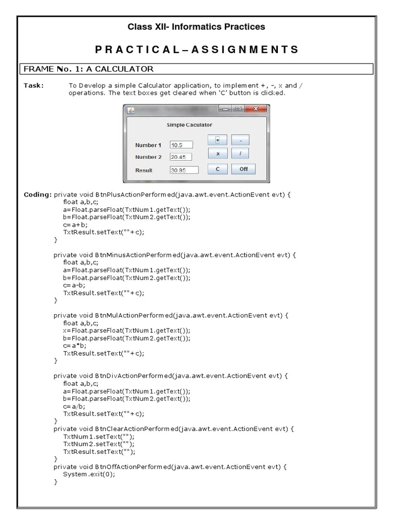 Class 12 IP Practical File | PDF | Computer Virus | Central Processing Unit Class 12 IP Practical File | PDF | Computer Virus | Central Processing Unit