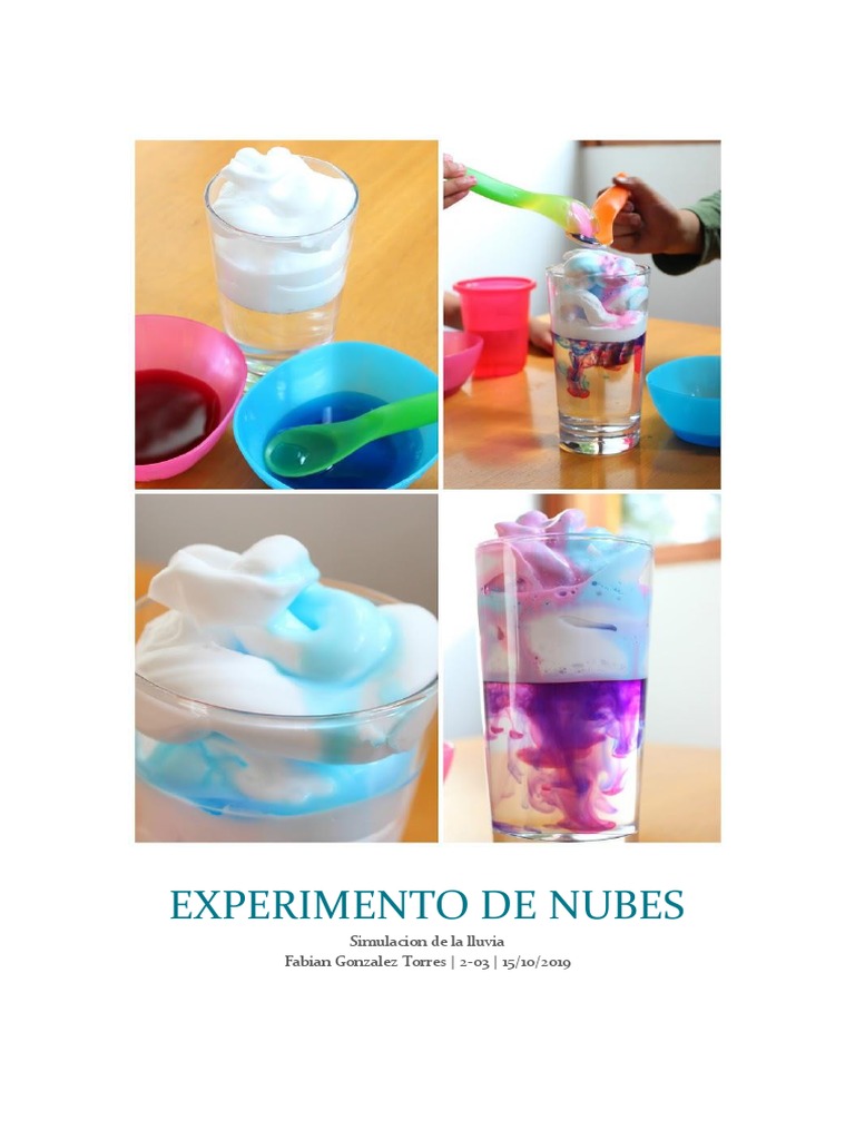Experimento de Nube de Lluvia Casera | PDF | Arte