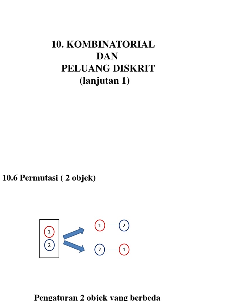 Kombinatorial Lanjut | PDF