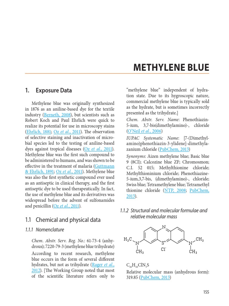 Methylene Blue | Download Free PDF | Zinc | Thin Layer Chromatography