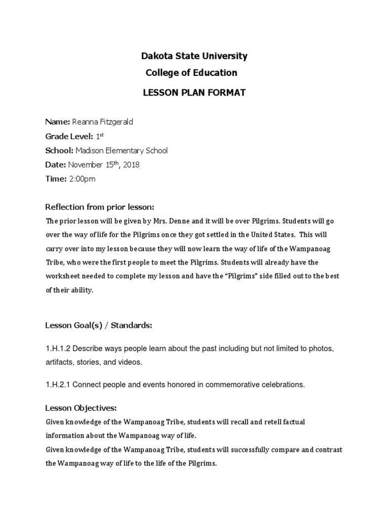 Social Studies Lesson Plan Level 3 | PDF | Lesson Plan | Worksheet