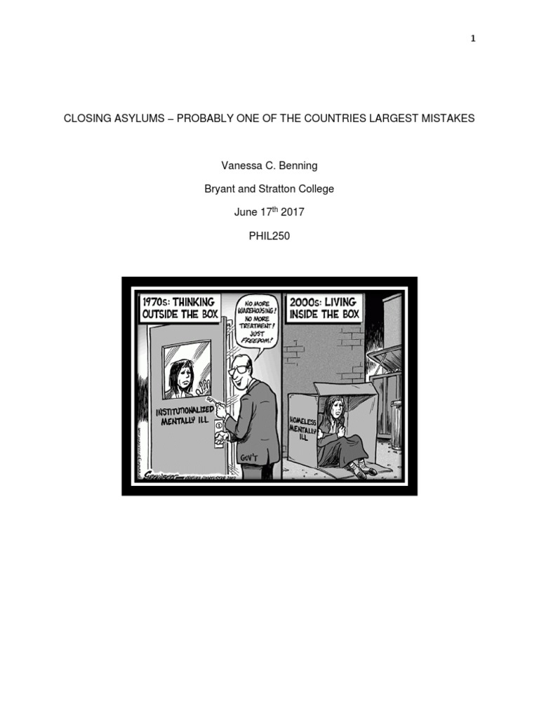 Closing Asylums - Final Paper | Download Free PDF | Psychiatric ...