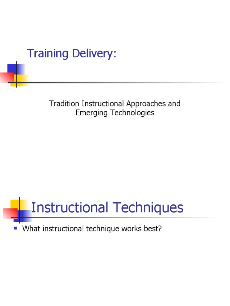 Methods of Training | PDF | Educational Technology | Learning