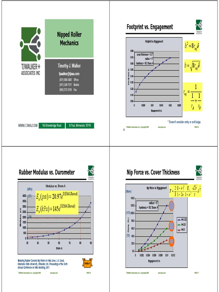 Nip Pressure | PDF | Quantity | Physical Quantities