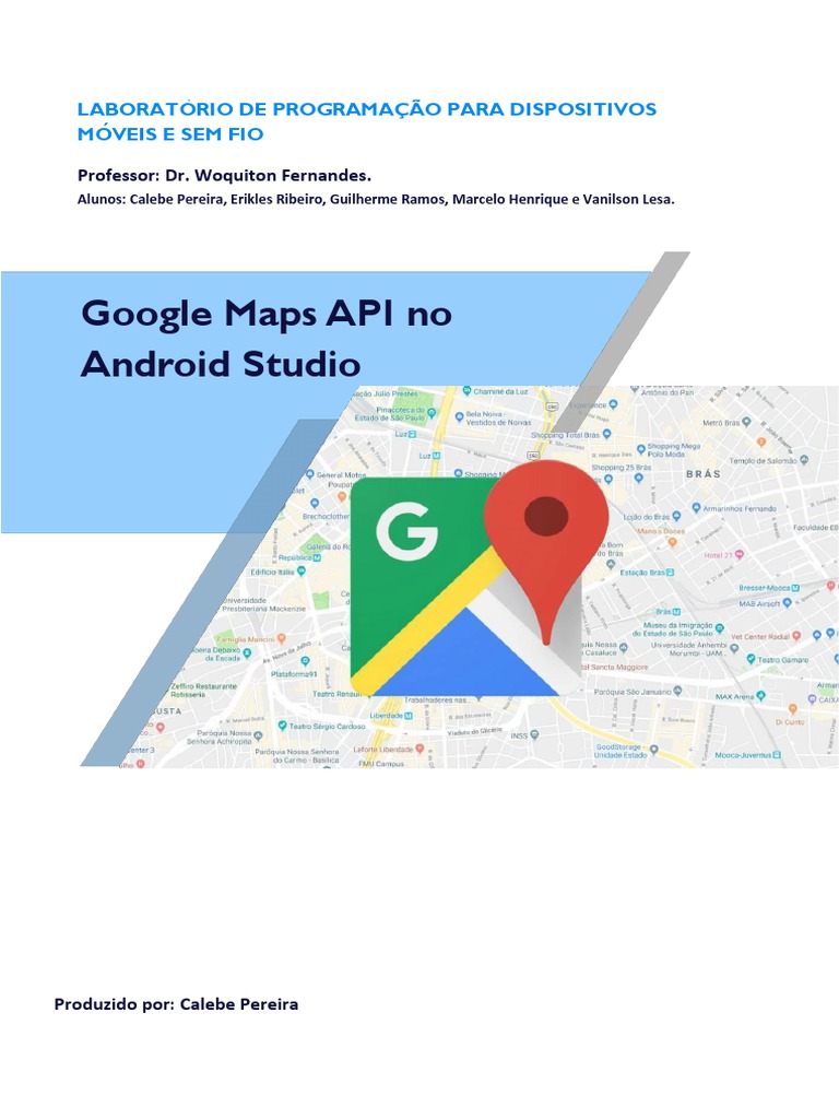 Google Maps API | PDF | Android (sistema operacional) | Java (linguagem ...