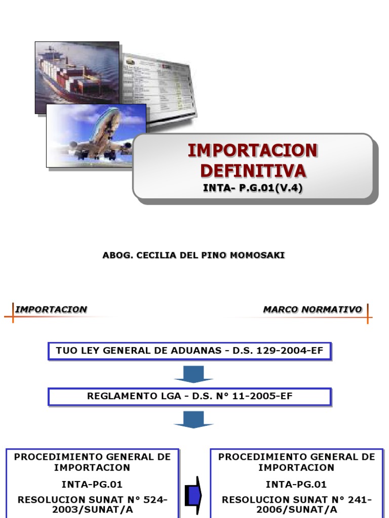 Procedimiento de Importación Definitiva | PDF | aduana | Comercio
